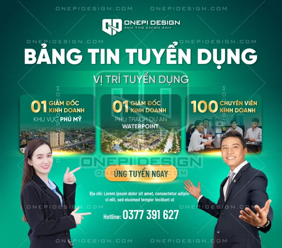 Tải PSD Mẫu Poster Tuyển Dụng Sales BĐS | Dễ Chỉnh Sửa, Kèm Stock ...