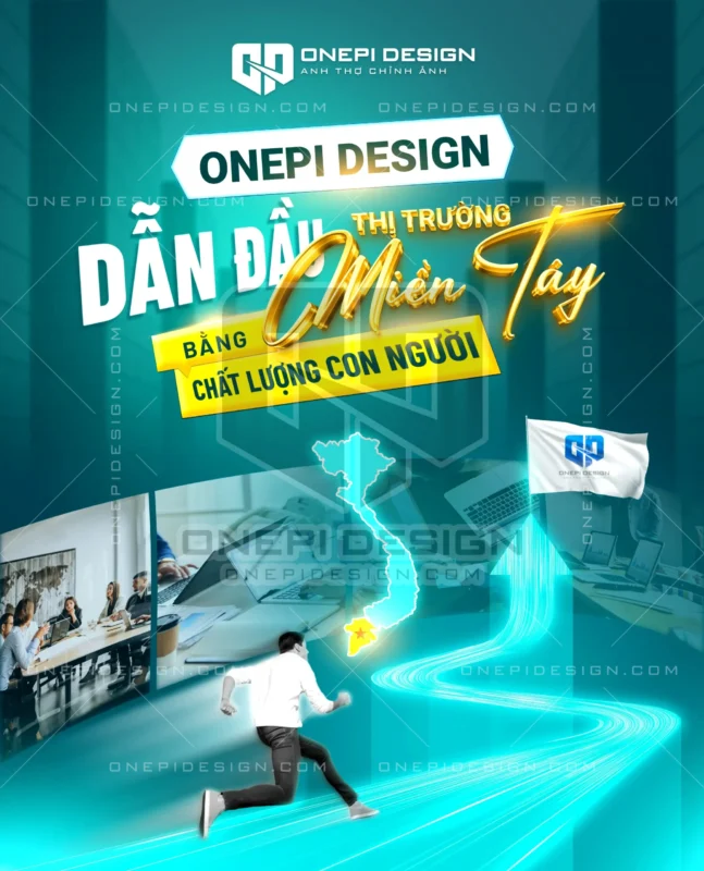 Mẫu Poster Khẳng Định Vị Thế Doanh Nghiệp | Dẫn Đầu Bằng Chất Lượng Con ...